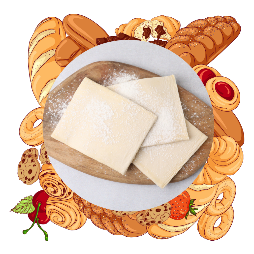 Jual Puff Pastry Sheet / Pastry Sheet Zuppa Soup 24x24 cm Setara 4 ...