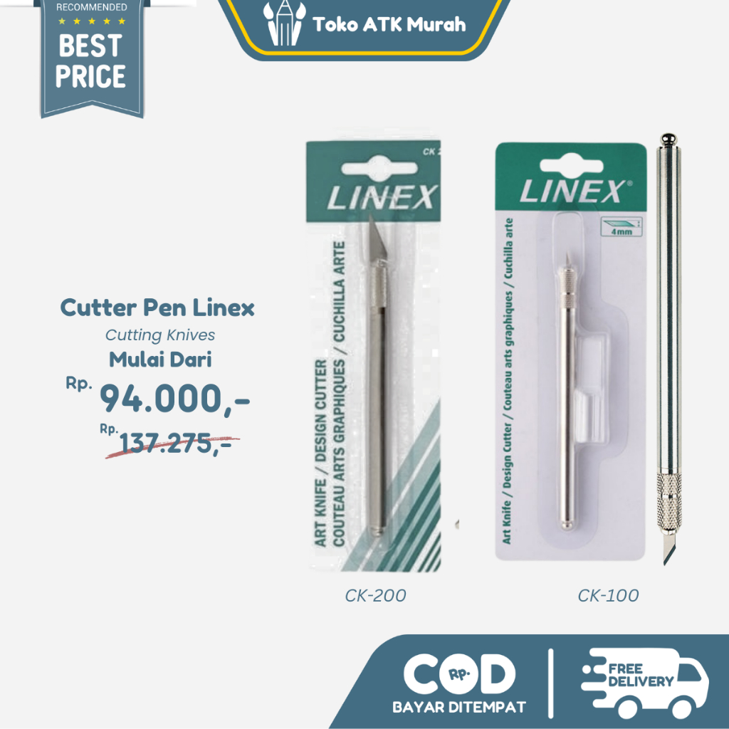 Jual Linex CK-200 Art Knife Cutter Pen | Shopee Indonesia