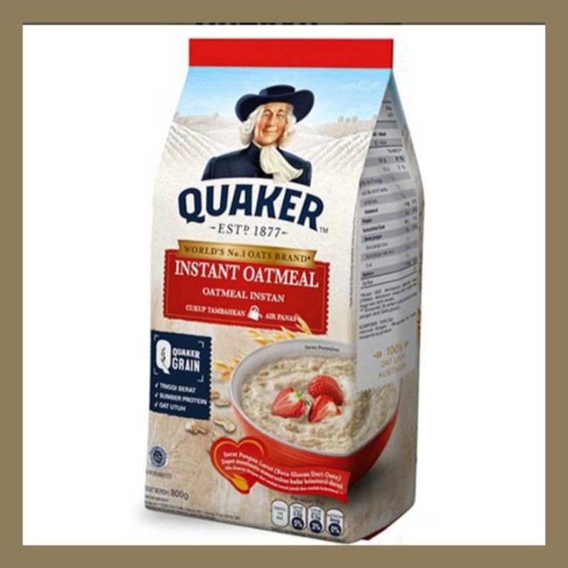 Jual Quaker Oatmeal Instan 800 gr | Shopee Indonesia