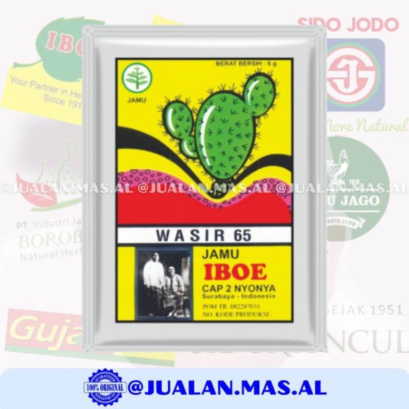Jual IBOE - JAMU WASIR / AMBEIEN (ISI 10 SACHET) | Shopee Indonesia