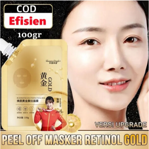 Jual Retinol Masker Gold Peel Off Masker 100g Anti Aging Anti Flek ...