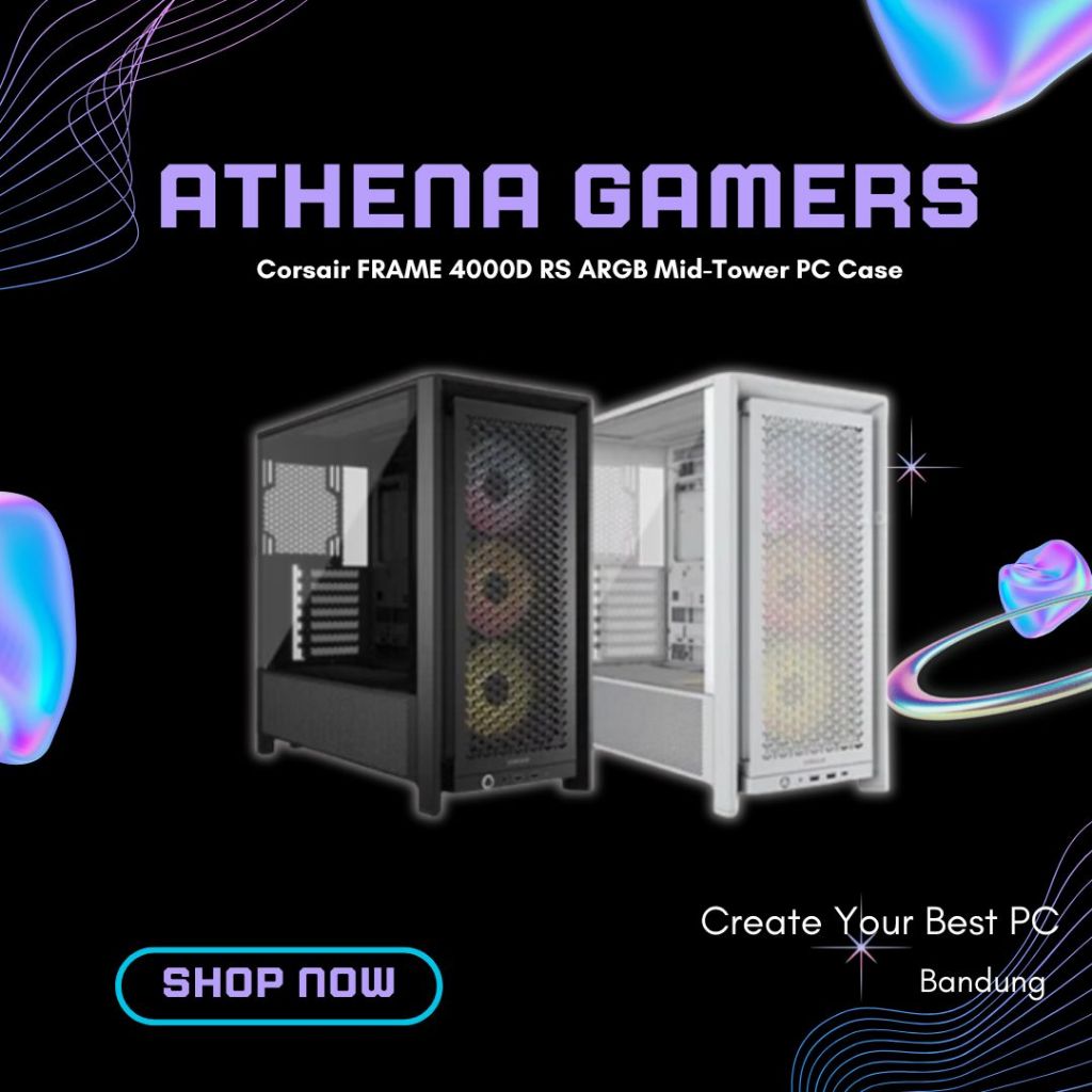 Jual Corsair FRAME 4000D RS ARGB Mid-Tower PC Case | Athena Gamers ...