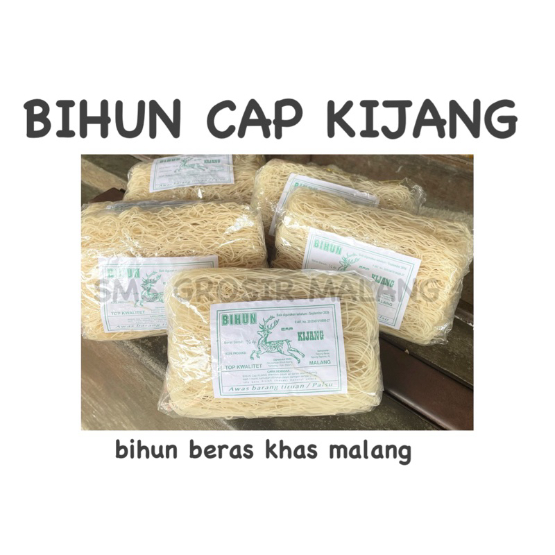 Jual BIHUN KIJANG / BIHUN BERAS / MI KROTOK / bihun kijang khas malang ...