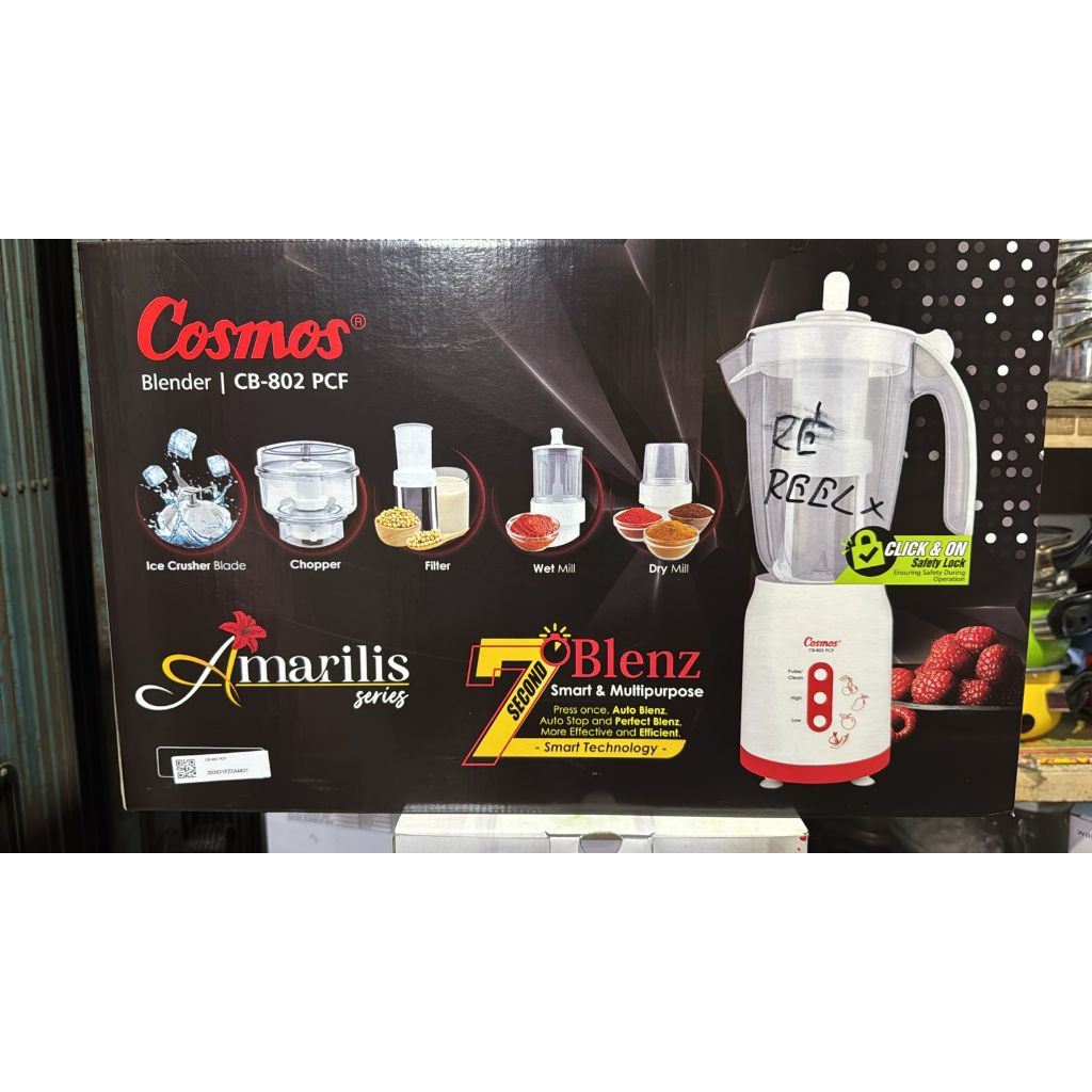 Jual BLENDER COSMOS 5 IN1 CB 802 PCF BLENDER 5 FUNGSI 2 LITER | Shopee ...