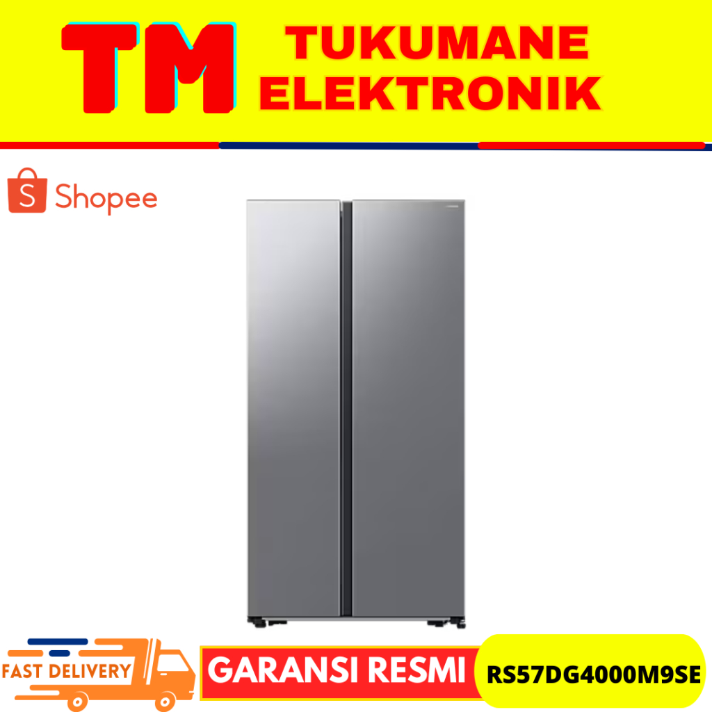 Jual SAMSUNG RS57DG4000M9SE Kulkas Side By Side 603L SmartThings AI ...