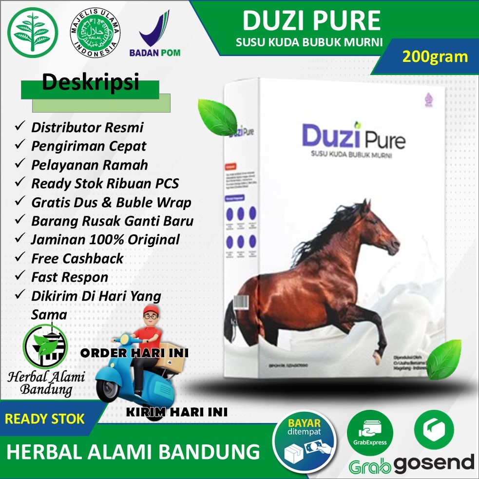 Jual DUZI PURE Susu Kuda Asli Original Atasi Masalah Tulang Dan Sendi ...