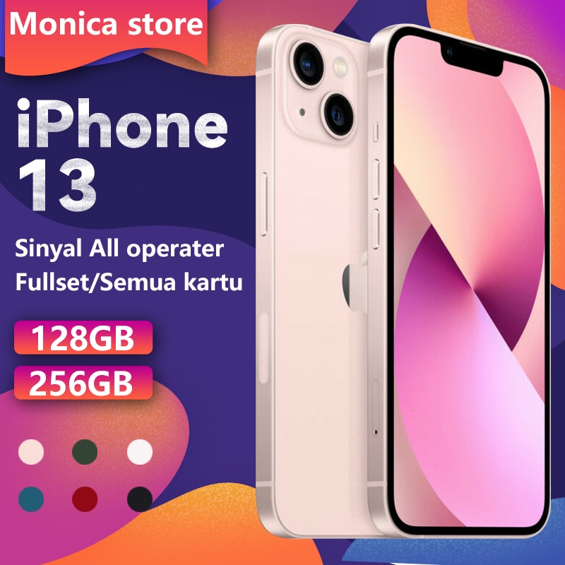 Jual iPhone 13 128GB 256GB Second 100% ORIGINAL FULLSET MULUS Sinyal All Operator Unlocked apple ...