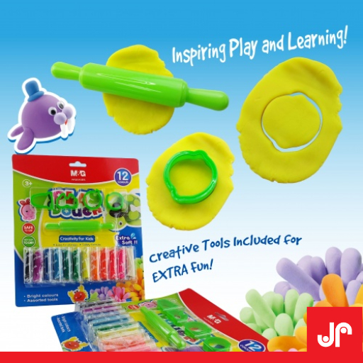 Jual M&G PLAY DOUGH MODELING CLAY EXTRA SOFT / LILIN PLASTISIN ANAK SET ...