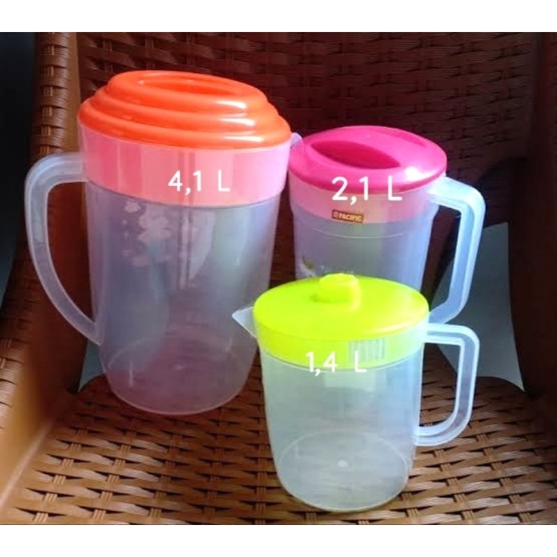 Jual Eskan air 2.1 liter / eskan plastik 2.1 liter / tempat air plastik / teko plastik / ceret ...