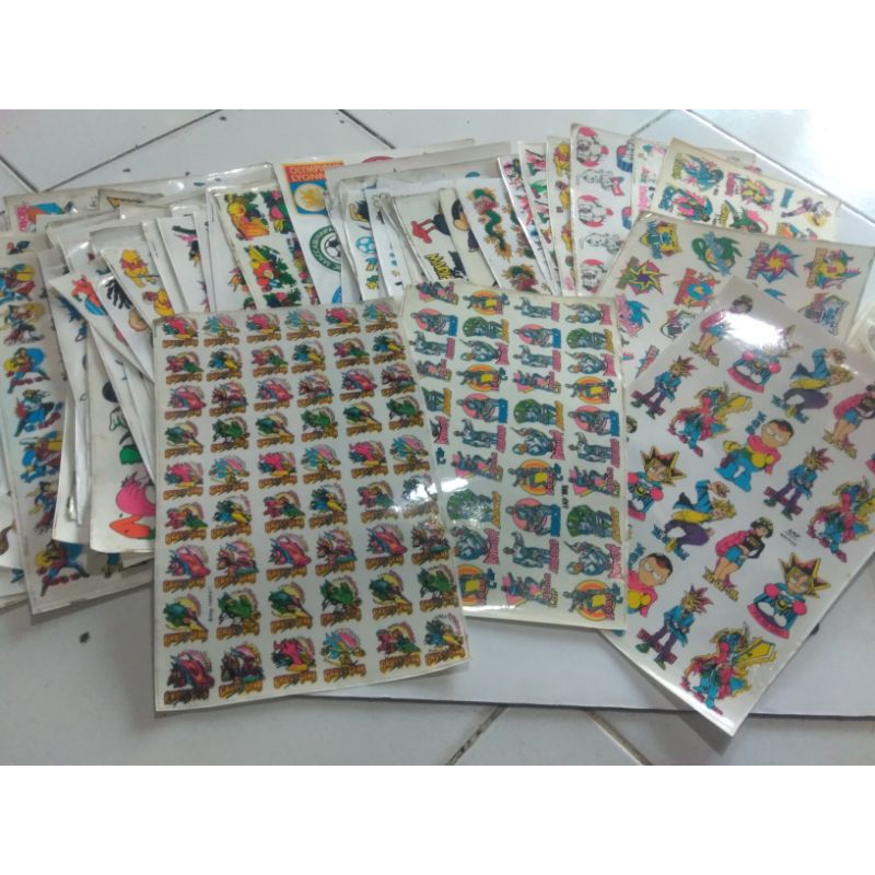 Jual stiker jadul jaman dulu - nostalgia jajanan awet era 90 an ...