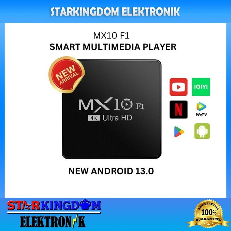 Jual Set Top Box Android Box Smart TV Digital MX10 F1 New Voice Remote ...