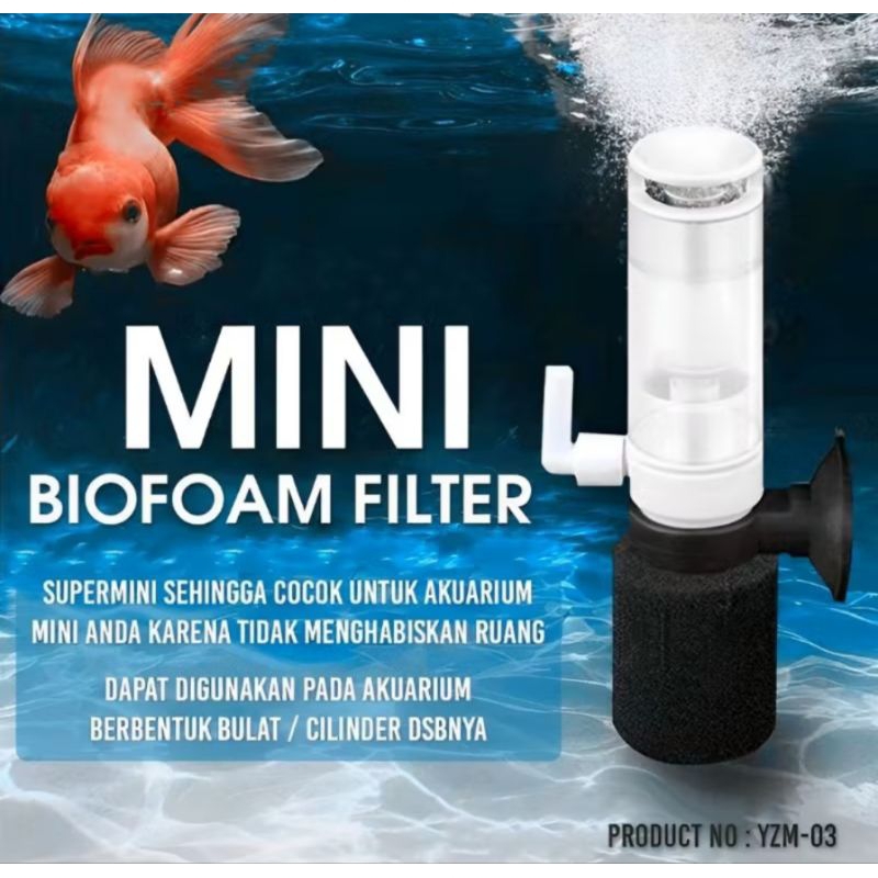 Jual MINI FILTER AQUARIUM / MINI FILTER AQUARIUM / MINI SPONGE FILTER ...