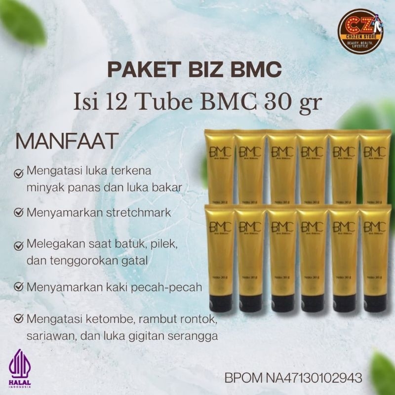 Jual BMC Cream KK 12 Tube 30 Gr (Paket BIZ) | Shopee Indonesia