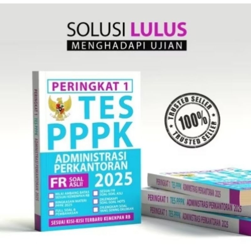 Jual BUKU PERINGKAT 1 PPPK ADMINISTRASI PERKANTORAN 2025 SESUAI FR ASLI | Shopee Indonesia