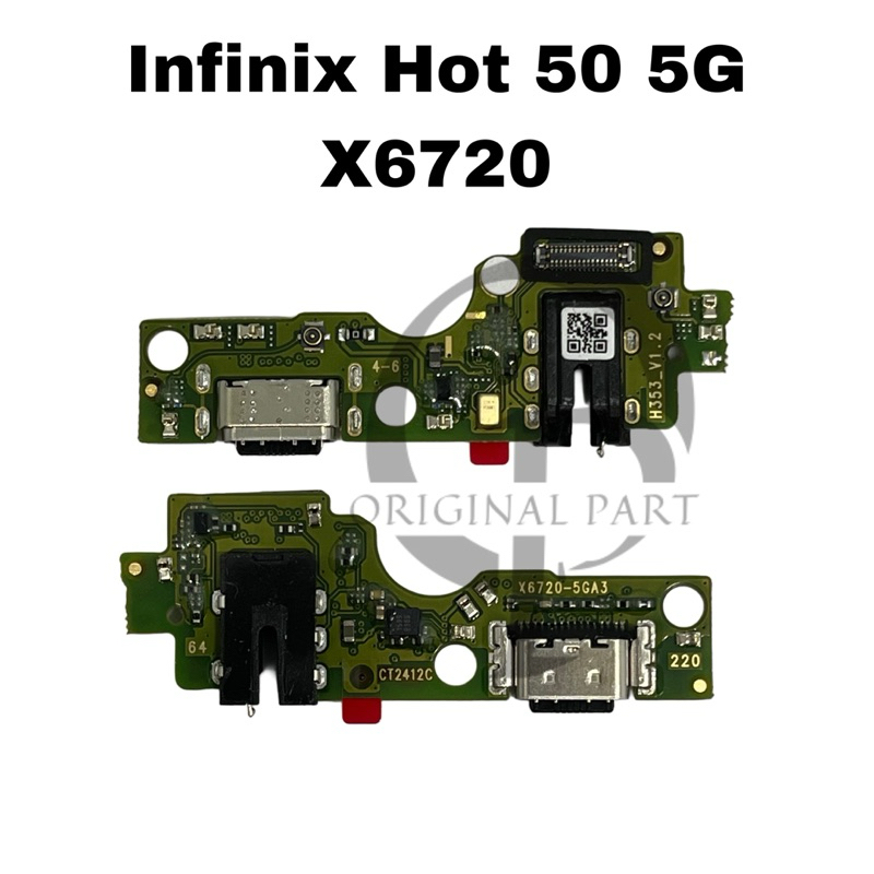 Jual Papan Cas / Pcb Cas / Conector Cas Infinix Hot 50 5G X6720 ...