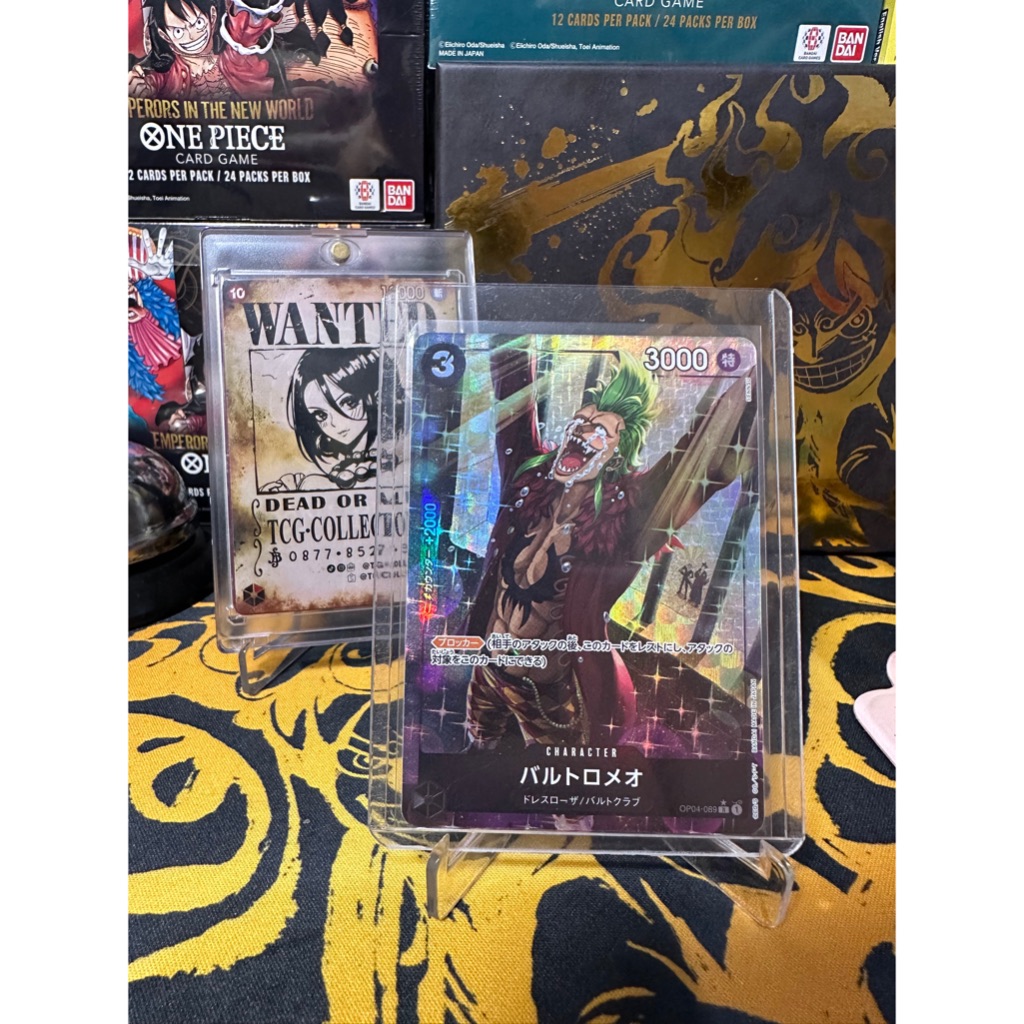 Jual Bartolomeo R Alternate Art Paralel OP04-089 Japan One Piece TCG | Shopee Indonesia