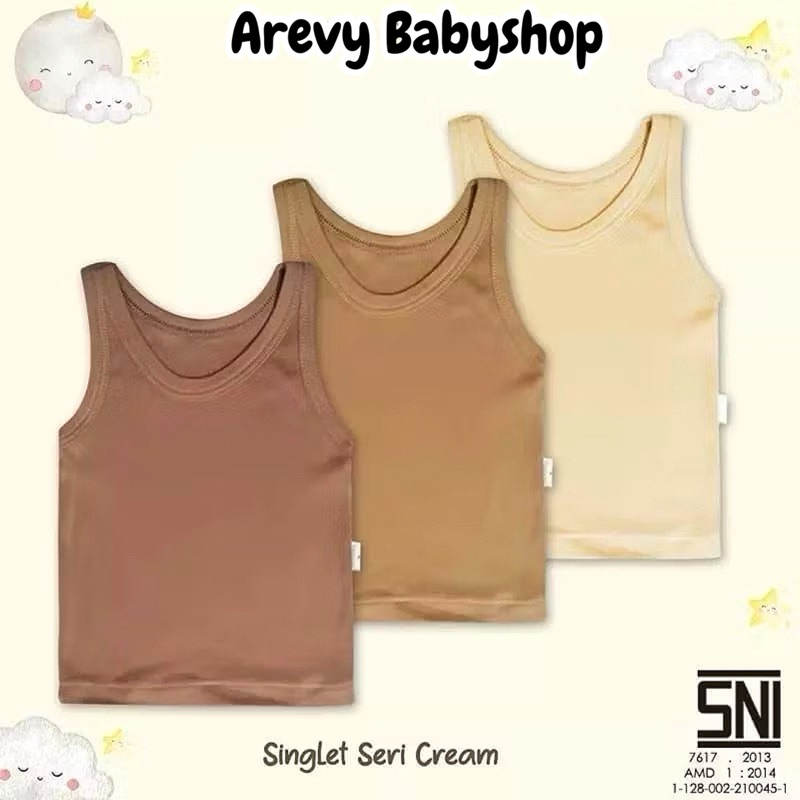 Jual Singlet Bayi 0-3 Tahun SNI 100% Katun Lembut Kutung Kaos Dalam ...