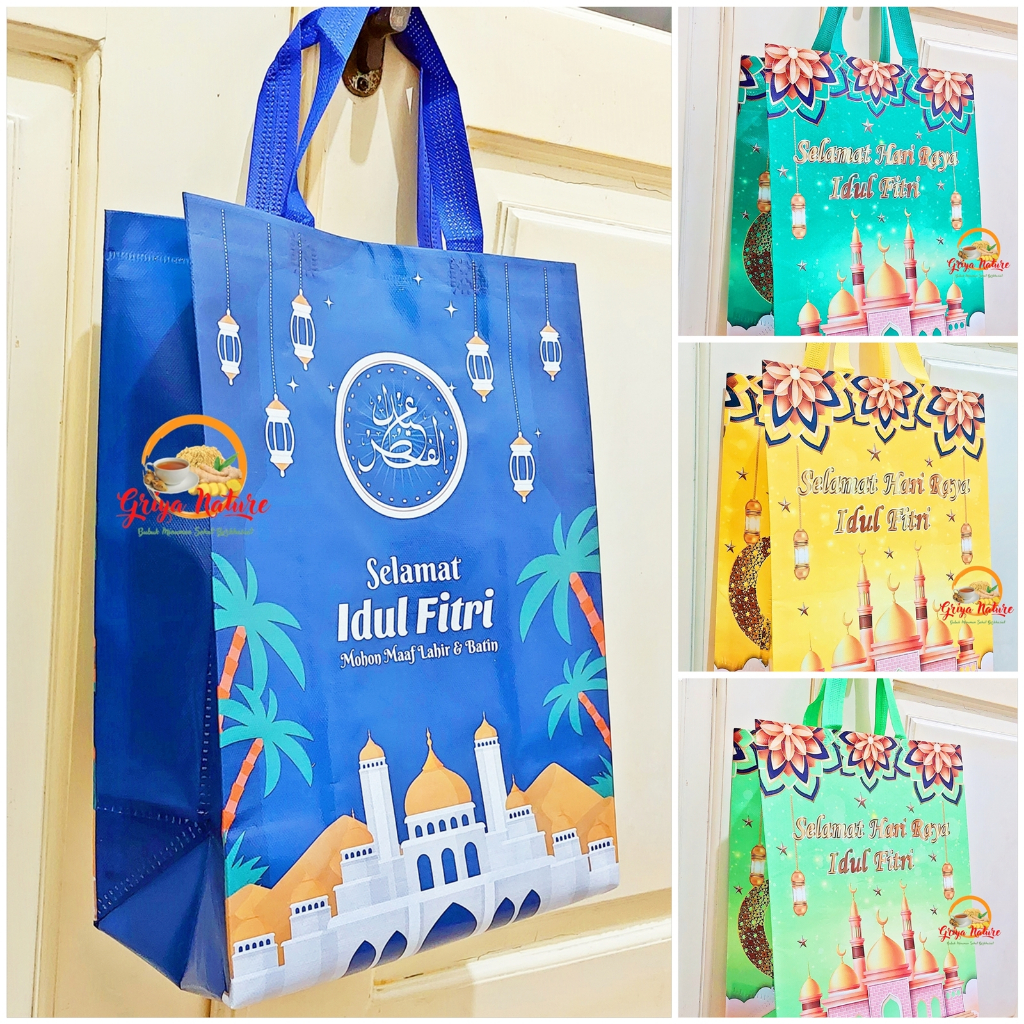 Jual [COD] GRIYA NATURE | Tas Lebaran Idul Fitri Laminasi Tinggi Murah JUMBO 40x30x15cm BESAR ...