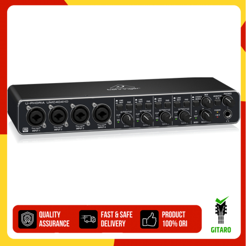 Jual Interface Soundcard Sound Card Behringer UMC404HD UMC 404HD umc404 ...