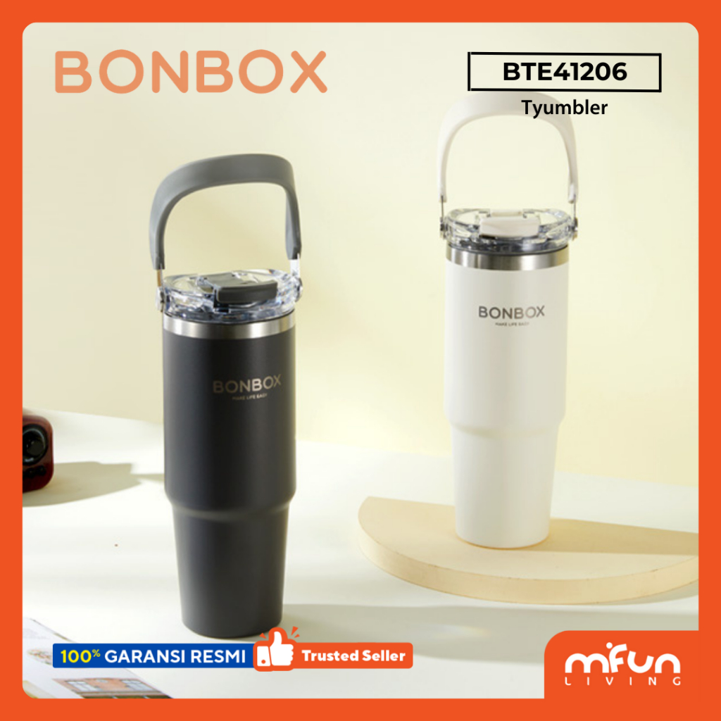 Jual BONBOX Tumbler Genggam 900ml - Grey BTE41206 | Shopee Indonesia