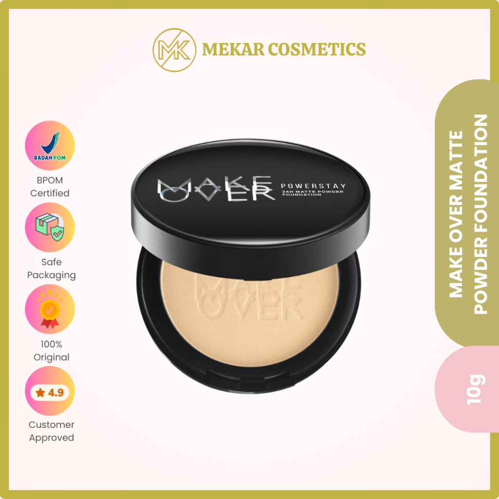 Jual MAKE OVER MATTE POWDER FOUNDATION | Shopee Indonesia