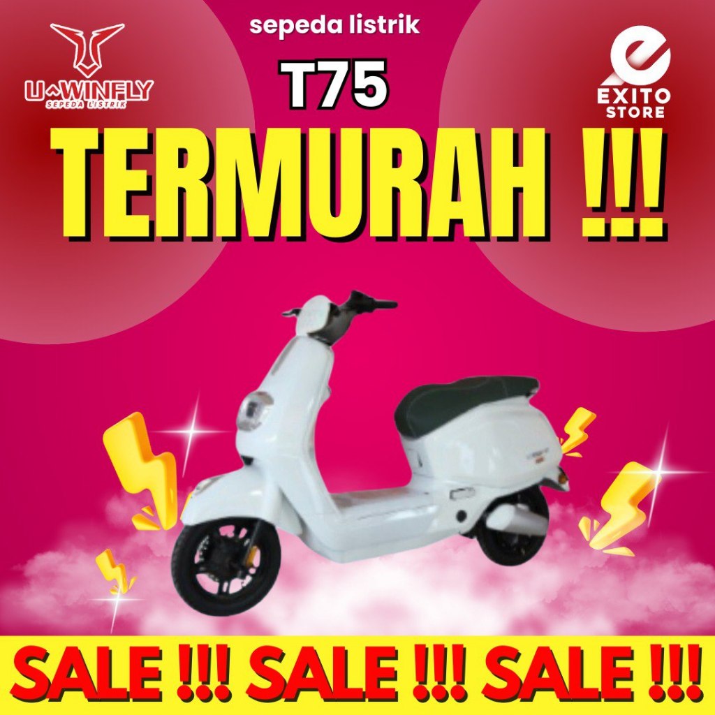 Jual Sepeda Listrik Uwinfly T75 | Shopee Indonesia