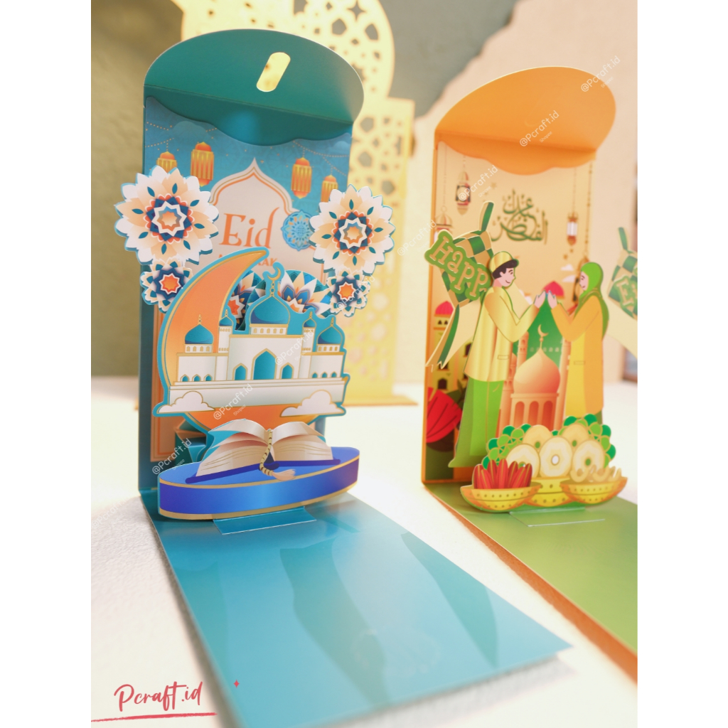 Jual Amplop lebaran 3d pop up 3 dimensi. Amplop THR Idul Fitri. Amplop ...