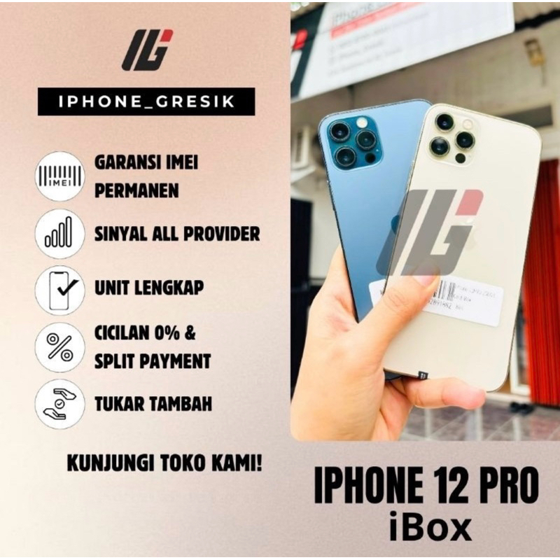 Jual iPhone 12 PRO 128/256GB Second IBOX Garansi Resmi Indonesia ...