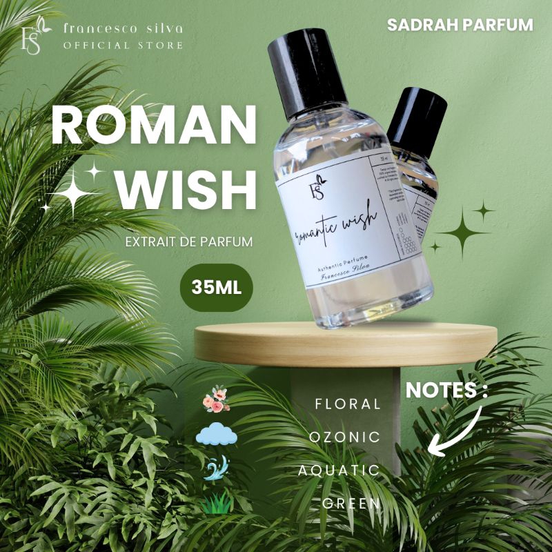 Jual Roman Wish - Extrait De Parfum 35ml - Tahan Lama 8-12 Jam Kualitas ...