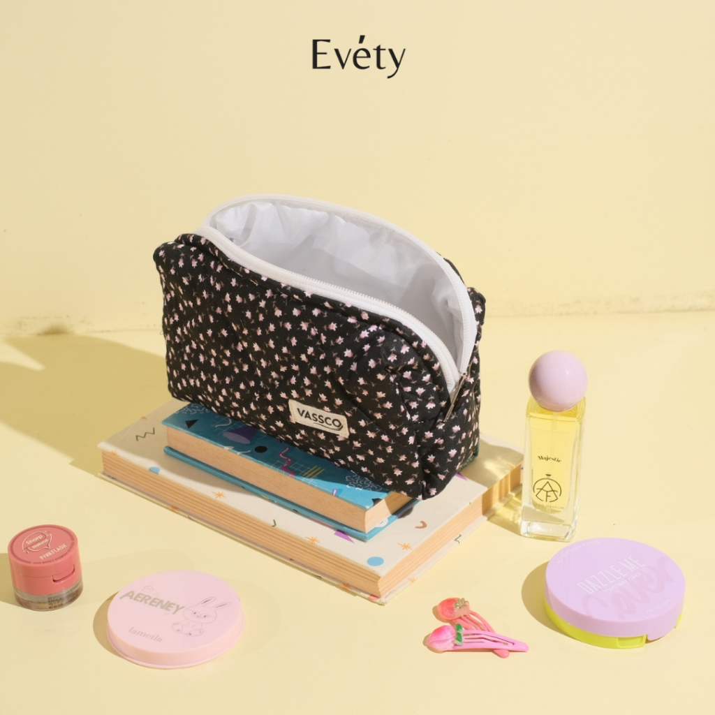 Jual Evety Pouch Make up Premium tas cosmetic skincare lucu Korea ...