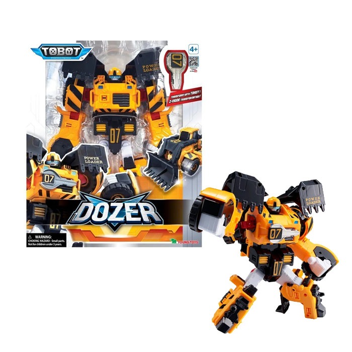 Jual Tobot Robot Galaxy Detectives Dozer Young Toys Power Loader Figure ...