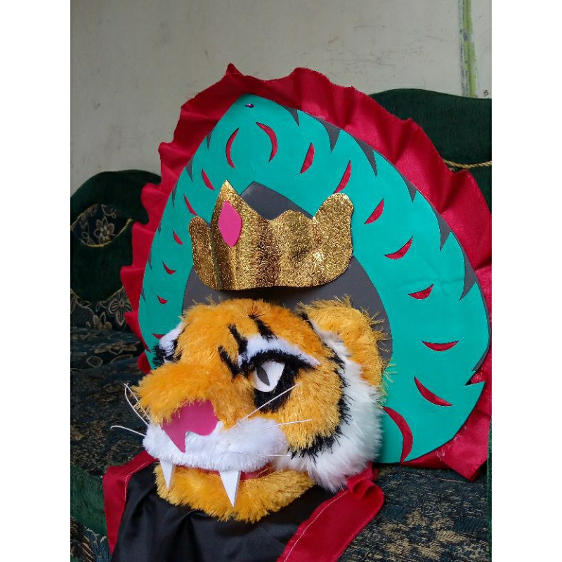 Jual barongan macan KUNING lengkap. | Shopee Indonesia