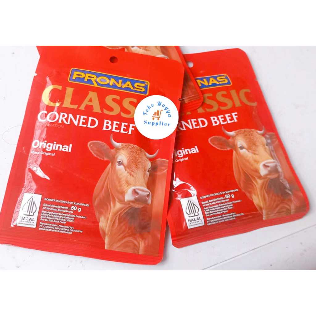 Jual PRONAS Corned Beef Kemasan SACHET | Kornet Daging Sapi | Shopee ...