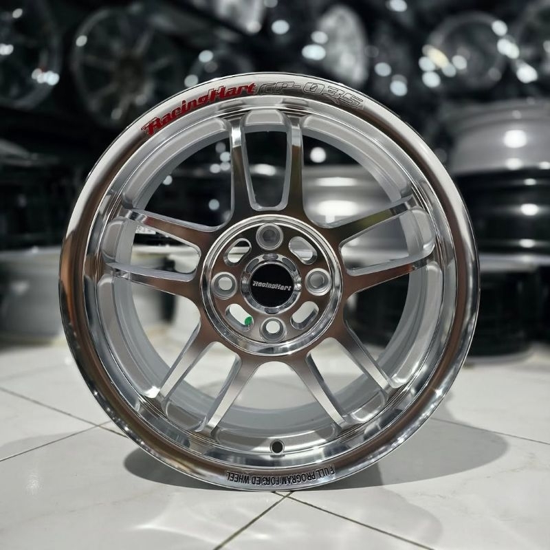 Jual velg racing mobil r15 RACING HART LEBAR 6,5 ET 41 RING 15 untuk mobil brio jazz city freed ...