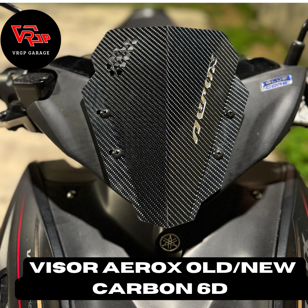 Jual VRGP Visor Aerox CARBON 6D Old - New - Alpha/Visor Yamaha Aerox ...