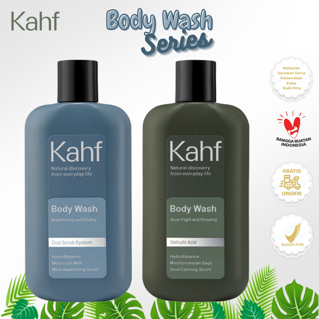 Jual KAHF Body Wash - Acne Fight & Relaxing Salicylic | Brightening ...