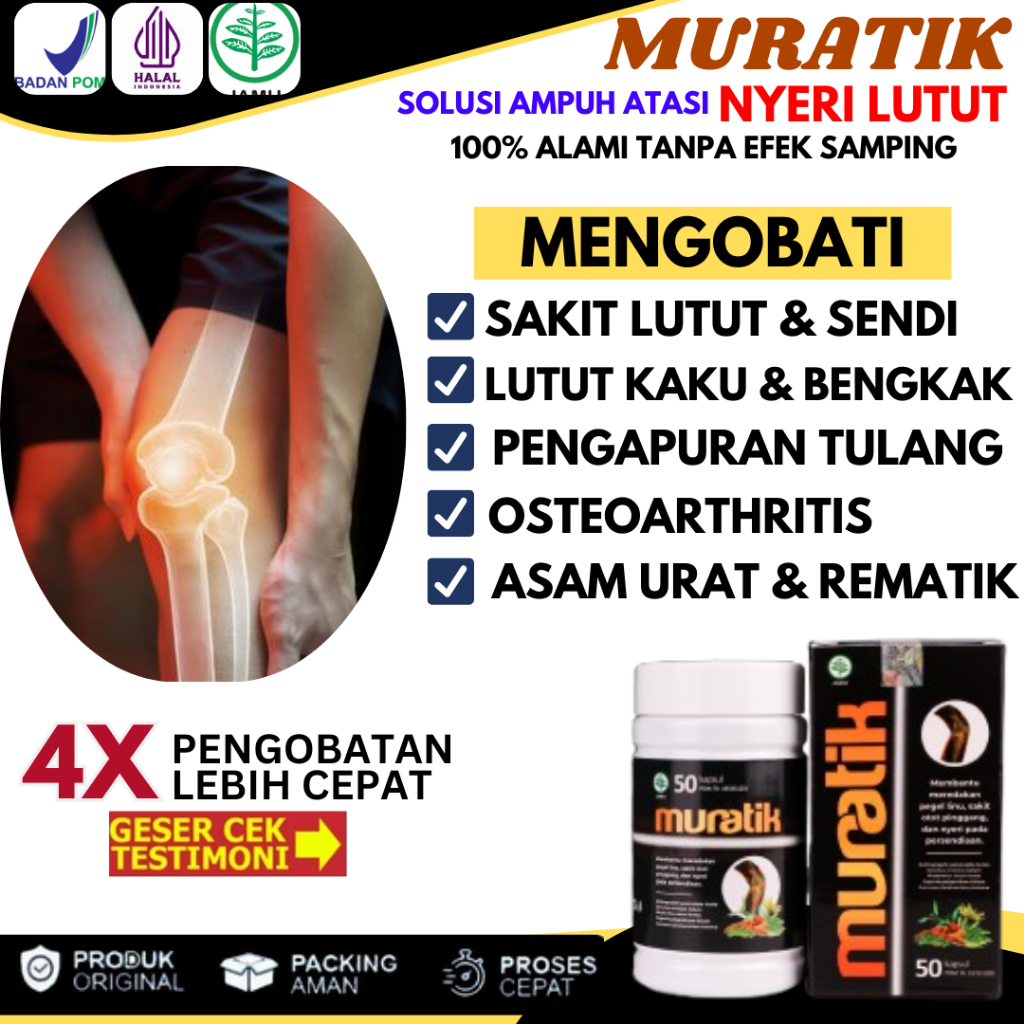 Jual Obat Sakit Lutut Paling Ampuh Pengapuran Tulang Kaki Bengkak ...