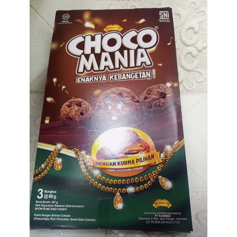 Jual Chocomania Kurma 207gr / Choco Mania Kurma Box Isi 3 / Choco Mania Kurma 207gr | Shopee ...