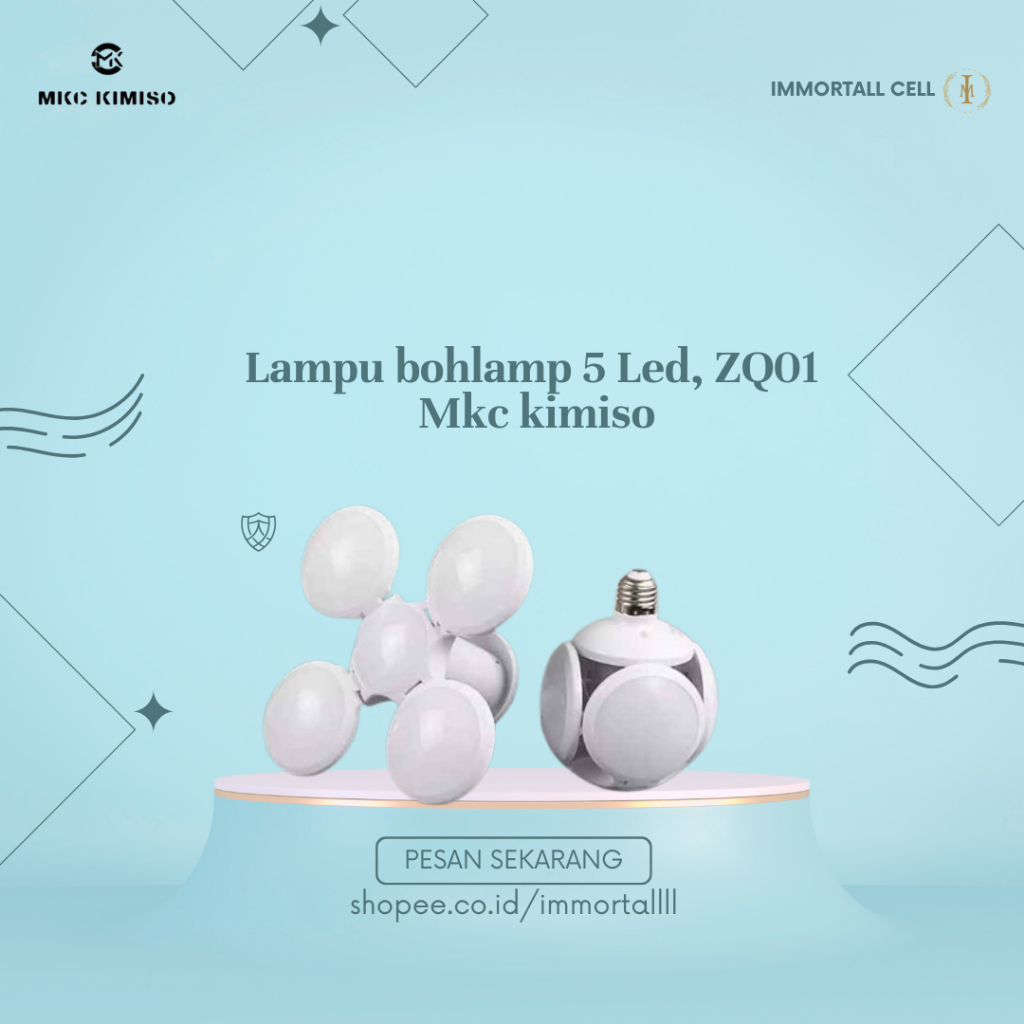 Jual Lampu bohlamp dragon ball 5 LED 45 watt ZQ01 Portable, IMMORTALL ...