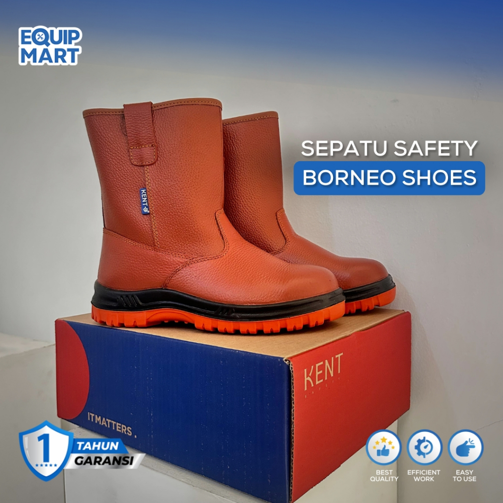 Jual Sepatu Safety Kent Borneo Original / Safety Shoes Kent Borneo Kuat ...