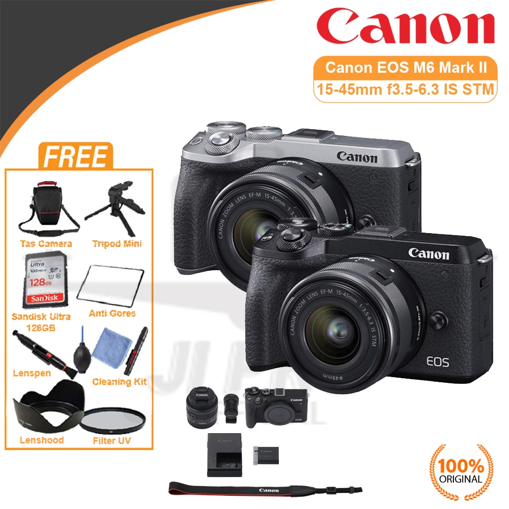 Jual CANON EOS M6 MARK II KIT 15-45MM IS STM - CANON EOS M6 MARK 2 ...