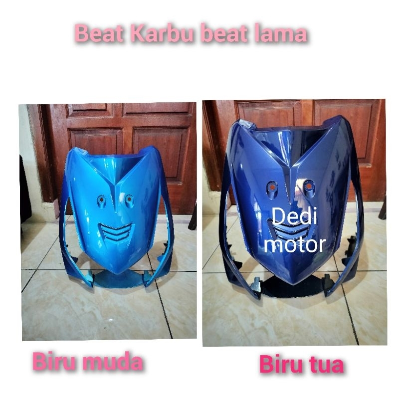 Jual tameng beat karbu beat lama biru tua biru muda atau tameng depan ...