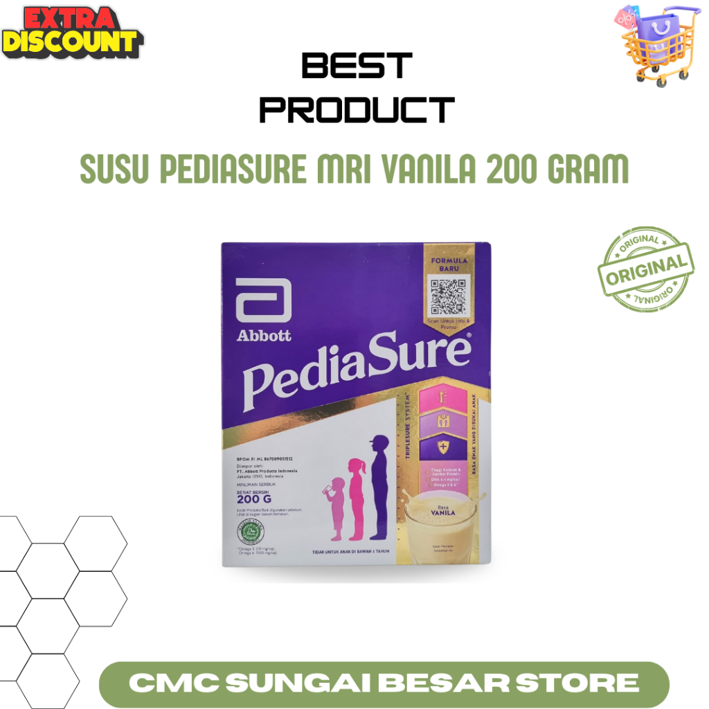 Jual Susu Pediasure MRI Vanila 200 g | Shopee Indonesia