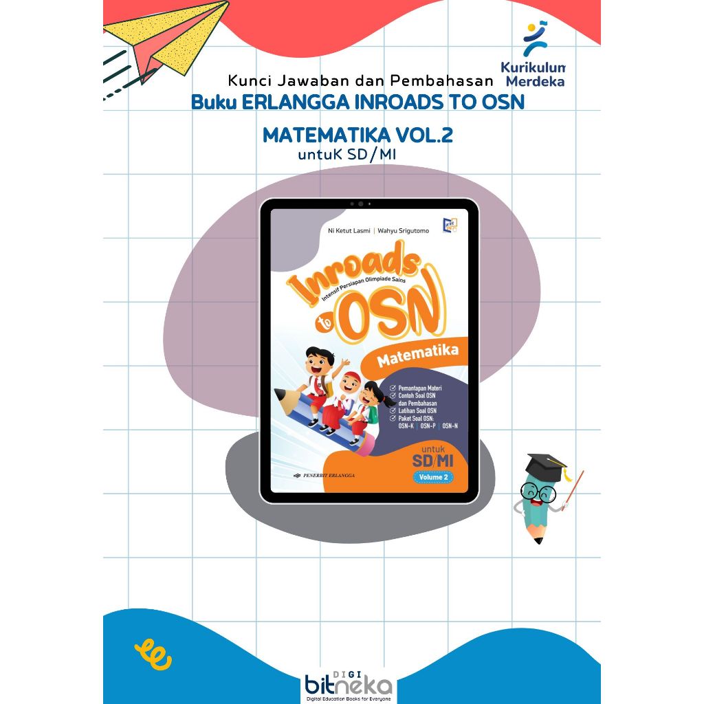 Jual Kunci Jawaban Buku ERLANGGA INROADS TO OSN MATEMATIKA SD/MI VOL2 SD/MI Kurikulum Merdeka ...