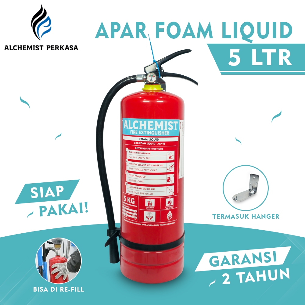Jual APAR 5 Ltr Isi Foam Liquid - Full Set - Siap Pakai | Shopee Indonesia