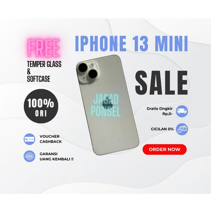 Jual iPhone 13 Mini 128GB second ex resmi | Shopee Indonesia