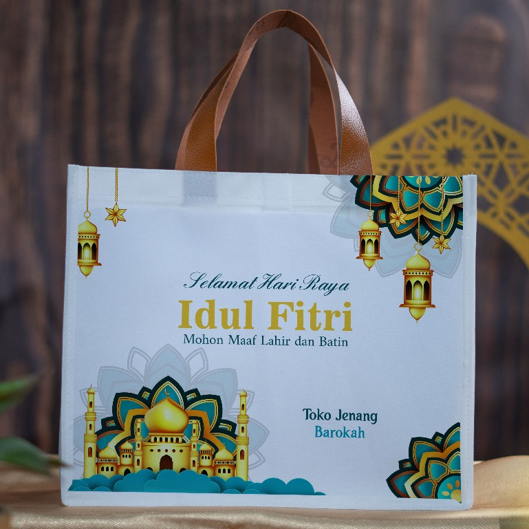 Jual Tas Parcel Lebaran Edisi Bisa Custom Nama Dan Foto, Hampers Idul ...