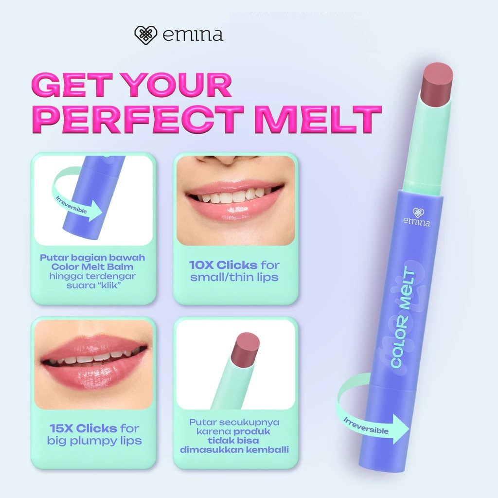 Jual Emina Hyalupeptide Color Melt Balm | Shopee Indonesia