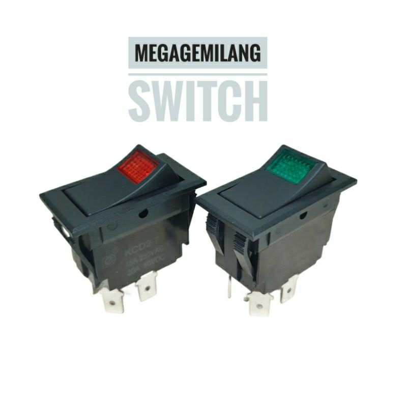 Jual Saklar Segi / Rocker Switch DC untuk Mobil Otomotif | Shopee Indonesia