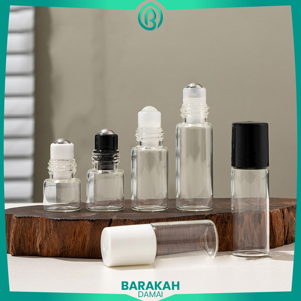 Jual Botol Kaca Roll On Mini 3ML 5ML Roller Parfume Essential Oil ...
